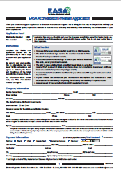 EASA Accreditation Program